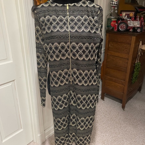 Cato | Dresses | Cato Dress Black Gold | Poshmark
